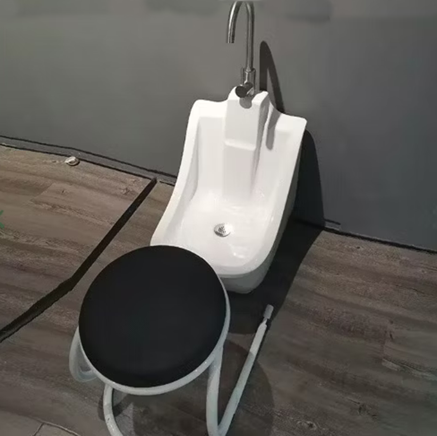 Wudu ablution station with separate Stool WD049 – Wudu World | Wudu ...